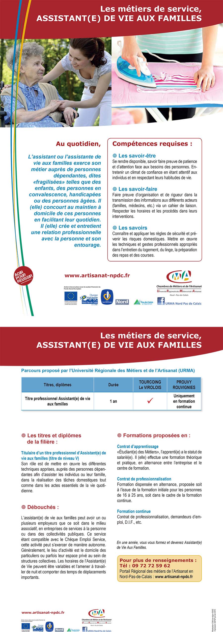 Formation assistant(e) de vie aux familles - repassage Tourcoing ... Formation assistant(e) de vie aux familles - repassage Tourcoing ...